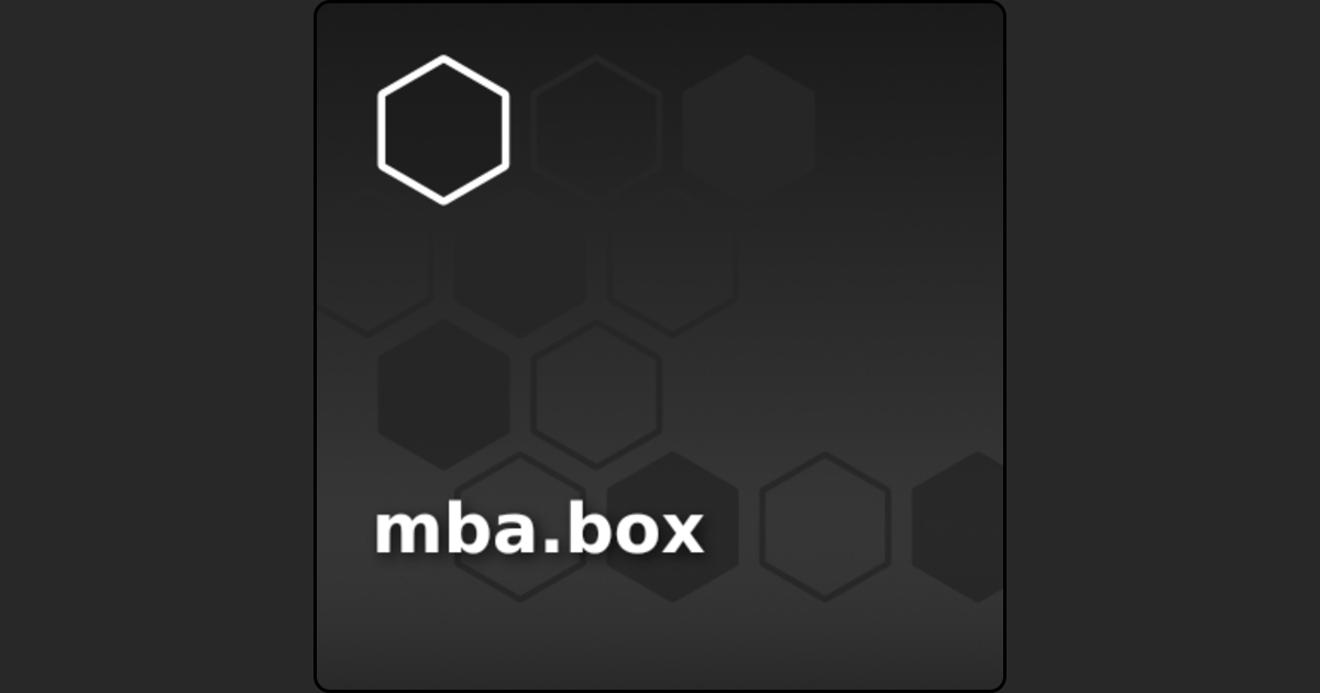 mba.box - Profile | .box